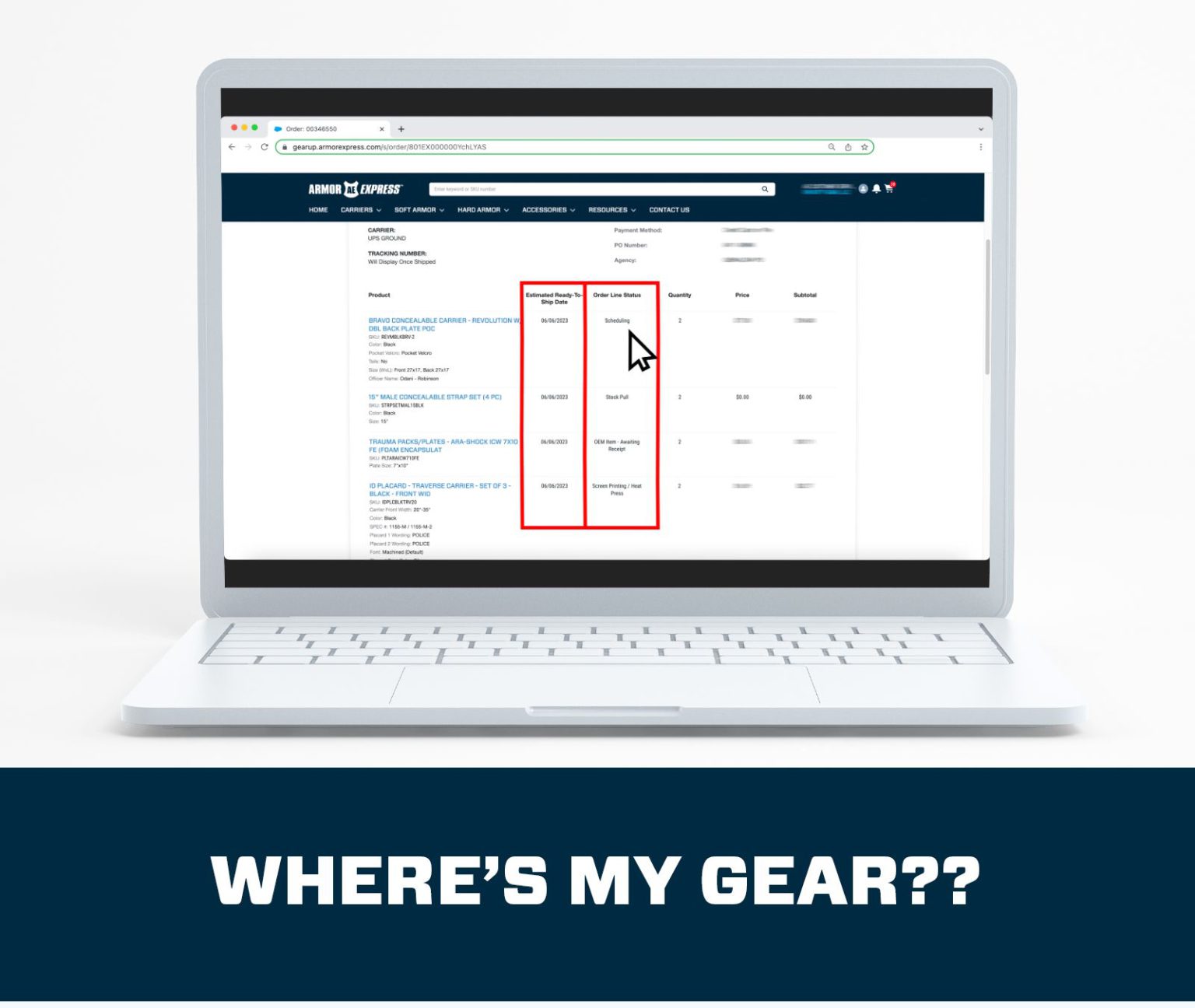 Armor Express - Home